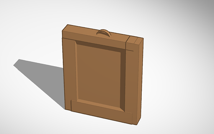 3D design Picture frame - Tinkercad