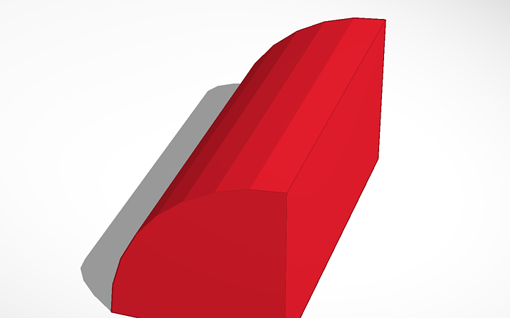 3D design Fillet - Tinkercad