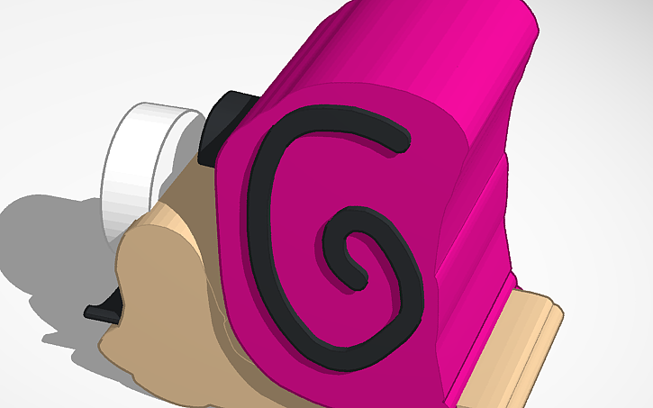 3D design Snailbrow cut the rope - Tinkercad