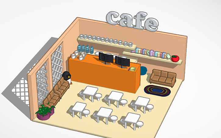 3D design cafe - Tinkercad