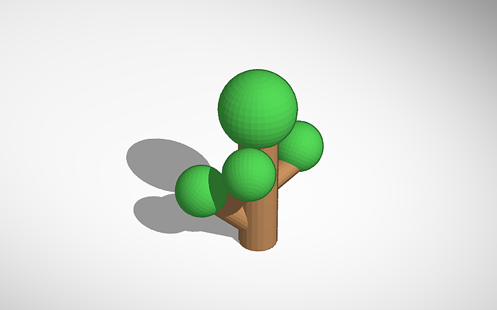3D design tree - Tinkercad