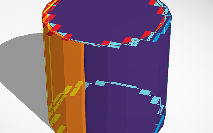 3D design Color Changing Cylinder - Tinkercad