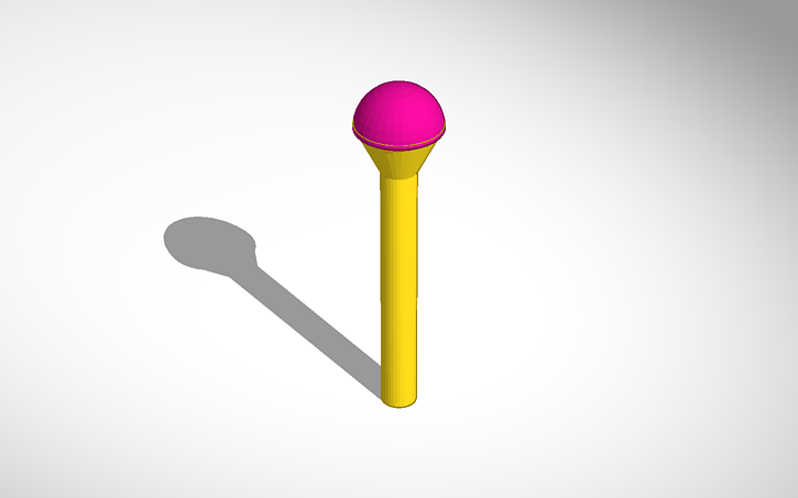 3D design mario wand - Tinkercad