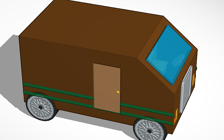 3D design Food Truck - Tinkercad