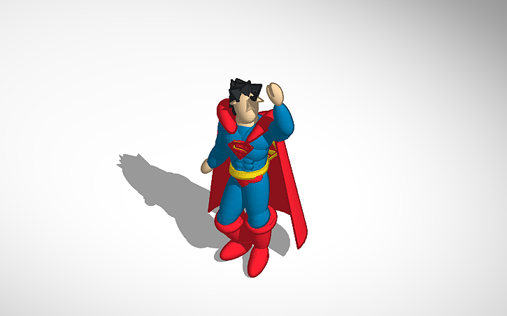 3D design Copy of superman vs batman - Tinkercad