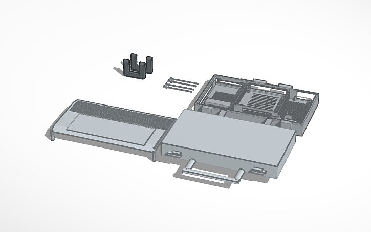 3D design Gaming Laptop Case - Tinkercad