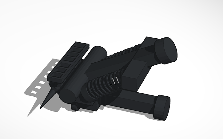 3D design LPA Grip Model - Tinkercad