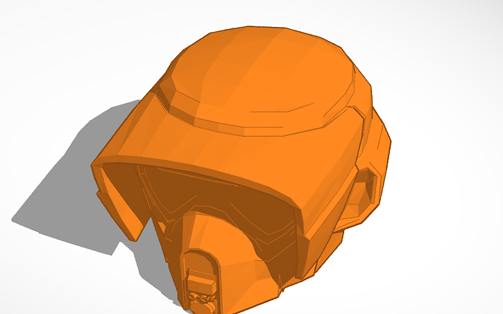 3D design lego starwars helmet - Tinkercad