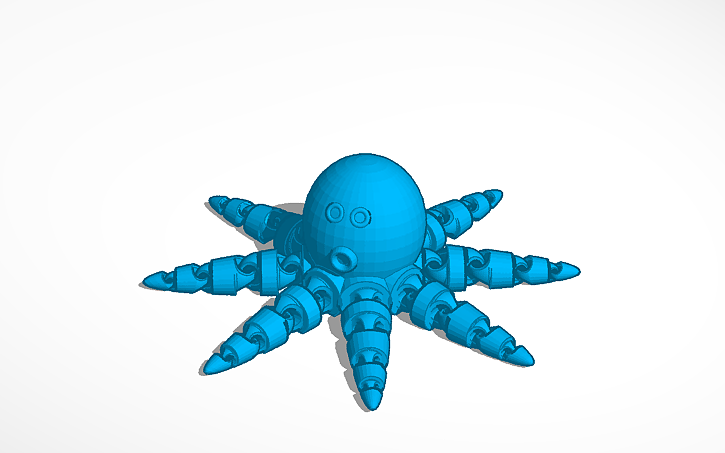 3D design octopus - Tinkercad