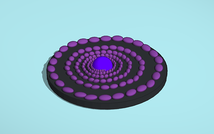 3D design Spinning Milky Way galaxy - Tinkercad