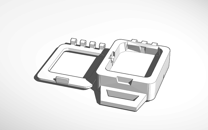 3D design pulseira smartwatch 3 - Tinkercad