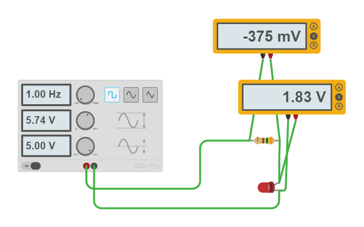 Circuit design FUNCTION GENERATOR TO BLINK AN LED__SHASHANK M GOWDA ...