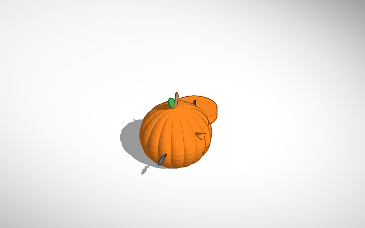 3D design Jack-O-Lantern - Tinkercad