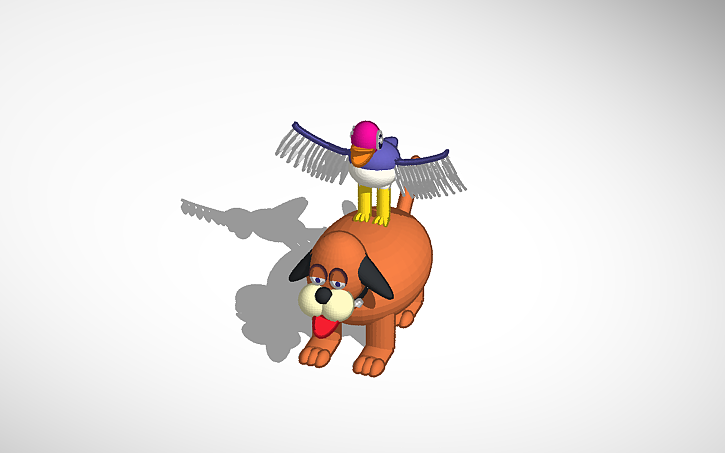 3D design Duck Hunt Eddie - Tinkercad