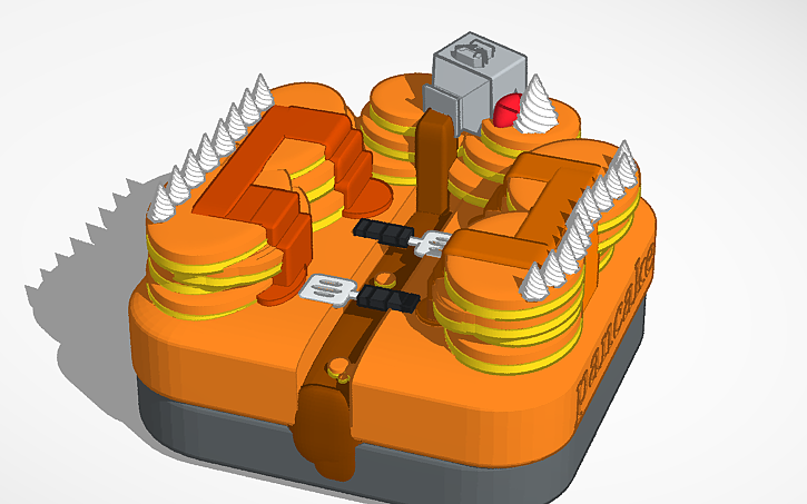 3D design pancake map frome clash royal - Tinkercad