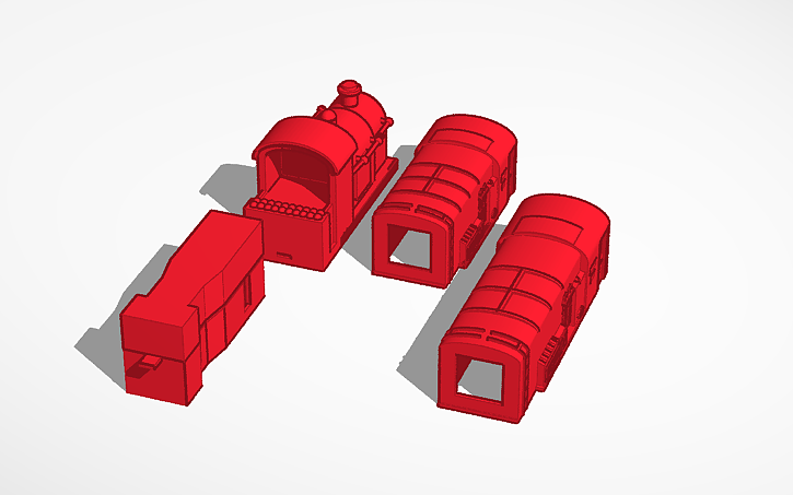 3D design Custom Trackmaster Work - Tinkercad