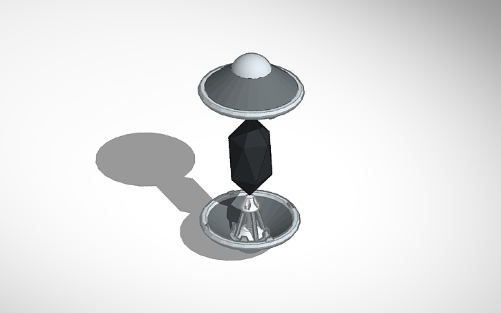 3D design darksaber crystal - Tinkercad