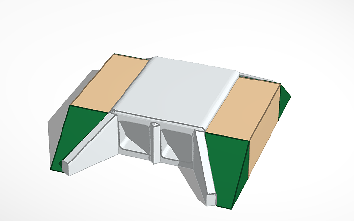 3D design N-Scale Concrete Culvert Underpass (W-10) - Tinkercad