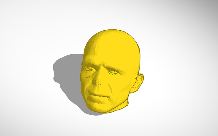 3D design Voldemort - Tinkercad