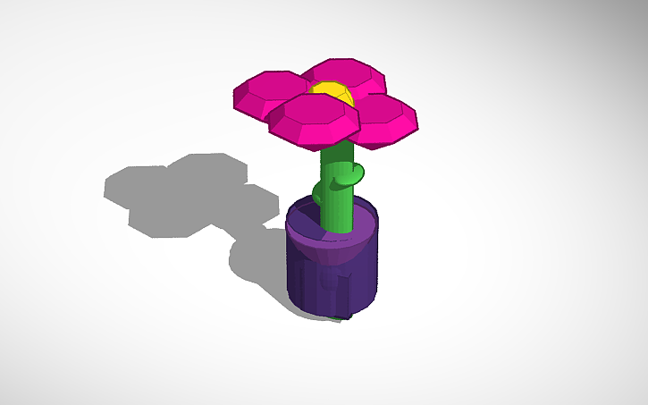 3D design Flower Vase - Tinkercad