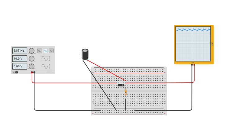 Circuit Design Half Wave Rectifier Filter Tinkercad