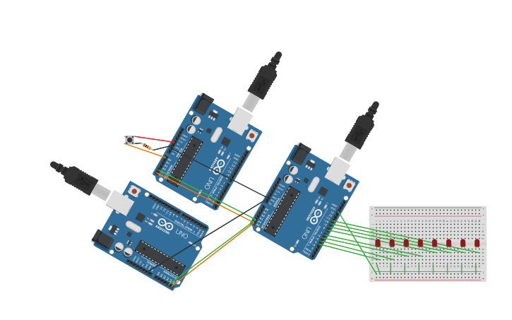 Circuit Design Master Slave Tinkercad