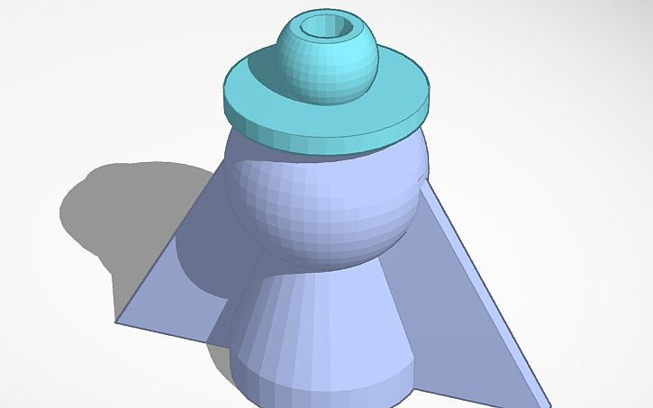 3D design Connector Rocket (Works with Sim Lab) - Tinkercad