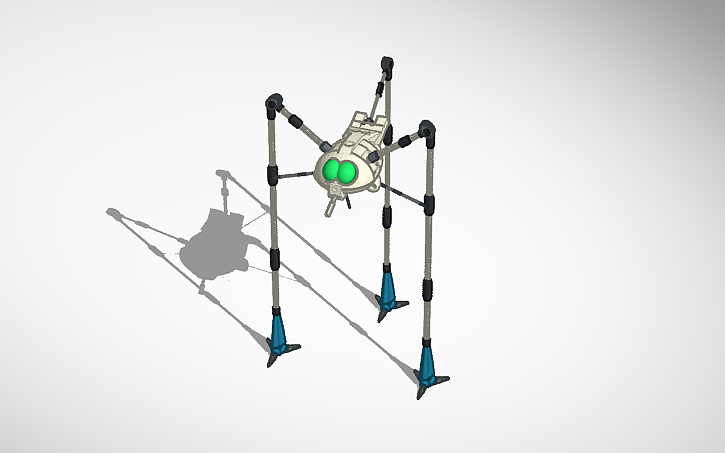 3D design Jeff Waynes War of The Worlds fightng machine V1 - Tinkercad