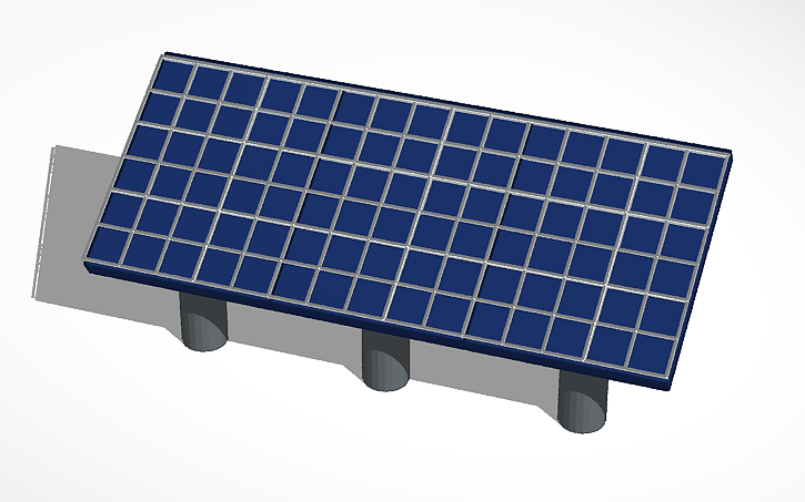 3D design Solar Panel - Tinkercad