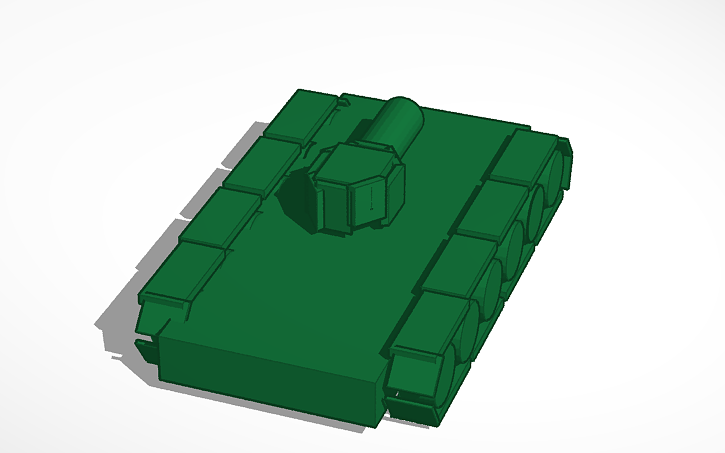 3D design A Tank - Tinkercad
