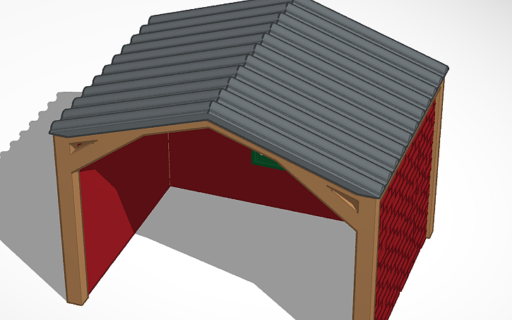 3D design Shed - Tinkercad