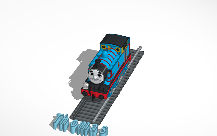 3D design Thomas The Tank Engine - Tinkercad