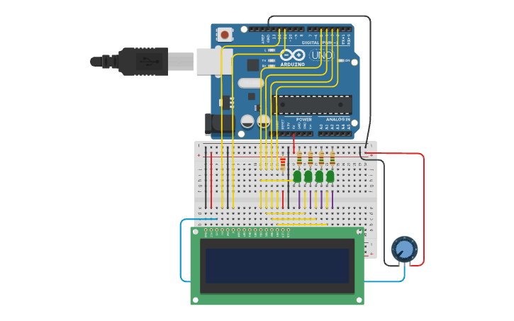 Circuit design Hello World - Tinkercad