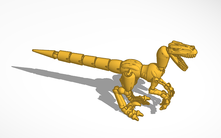 3D design Dinosaur skeleton - Tinkercad