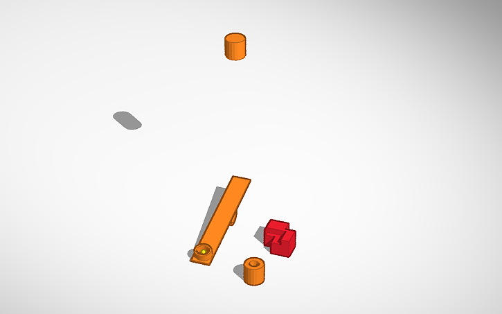 3D design Catapulta SimLab - Tinkercad