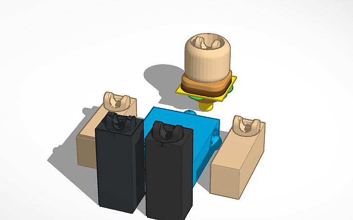 3D design pizza parlor elliot forsaken - Tinkercad