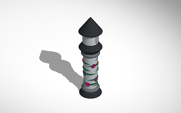 3D design Tower (Rapunzel Inspired) - Tinkercad