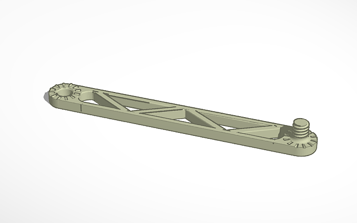 3D design Articulating Arm Long 260mm - Tinkercad