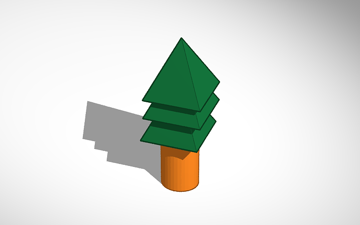 3D design tree - Tinkercad