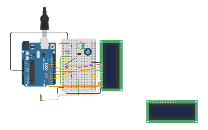 Circuit design MOD 2 - Project 13 - Touchy Feely Lamp - Tinkercad