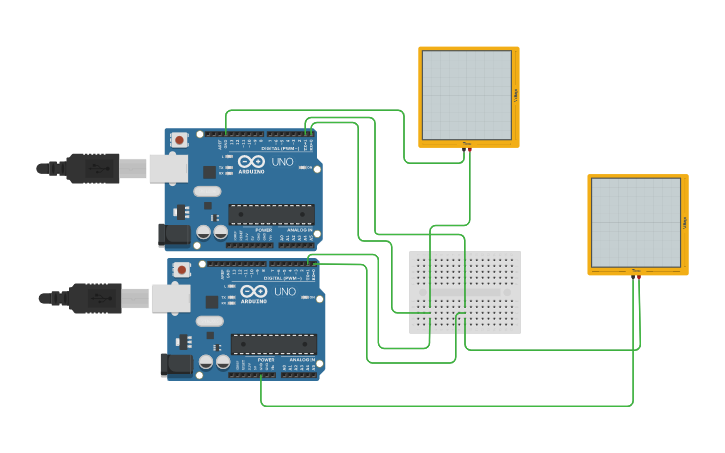 Circuit design Serial Communications with Arduino - Tinkercad