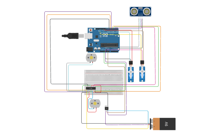 Circuit design Grabby Circuit - Tinkercad