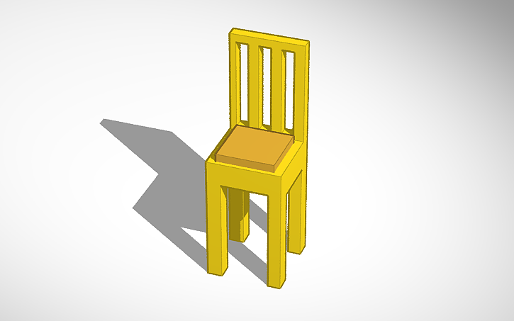 3D design Chair - Tinkercad