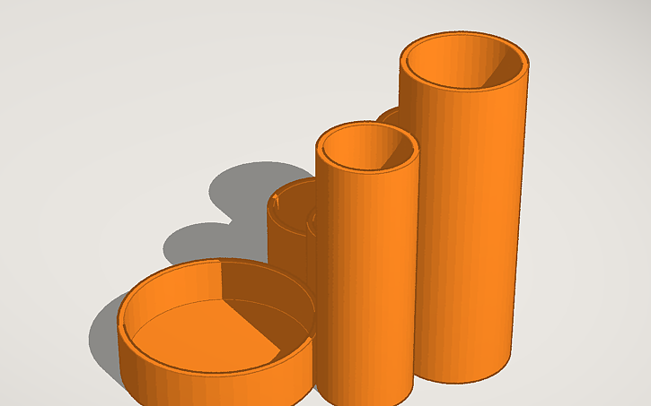 3D design Pen stand - Tinkercad
