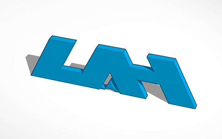 3D design UAH Logo - Tinkercad