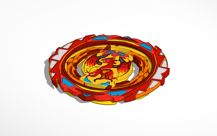 3D design beyblade - Tinkercad