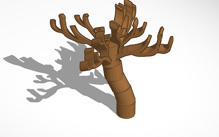 3D design Tree with no leaves - Tinkercad