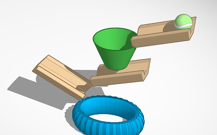 3D design ramp - Tinkercad