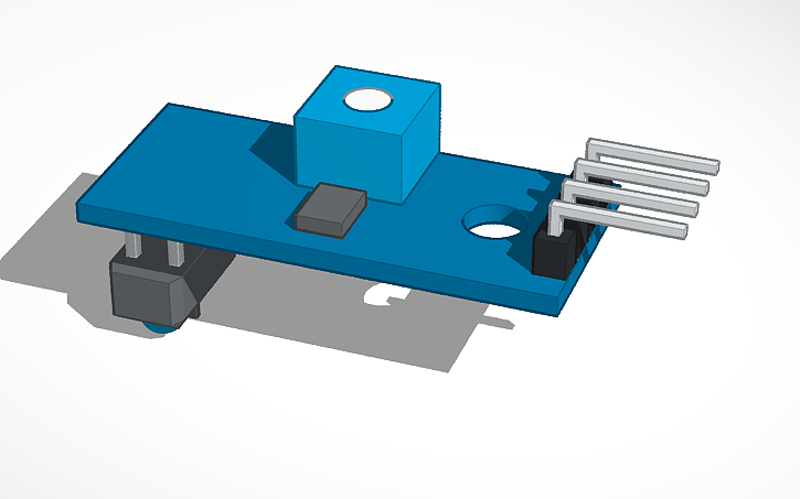 3D design TCRT5000 - Tinkercad