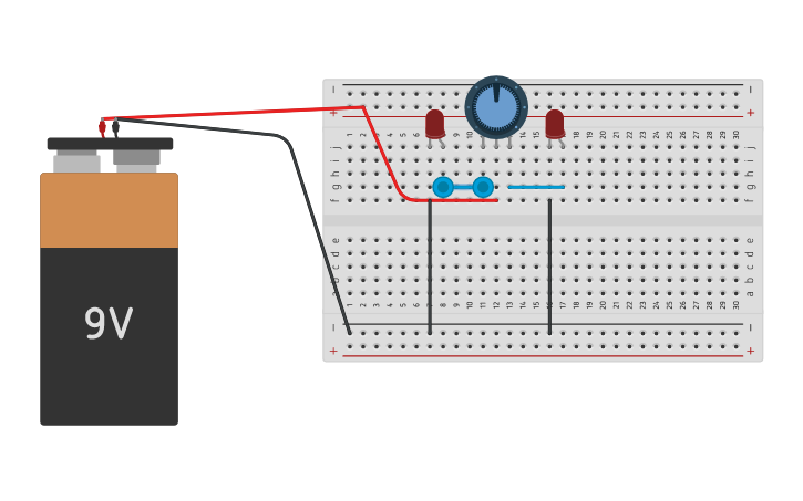 Circuit design Adding Pot - Tinkercad